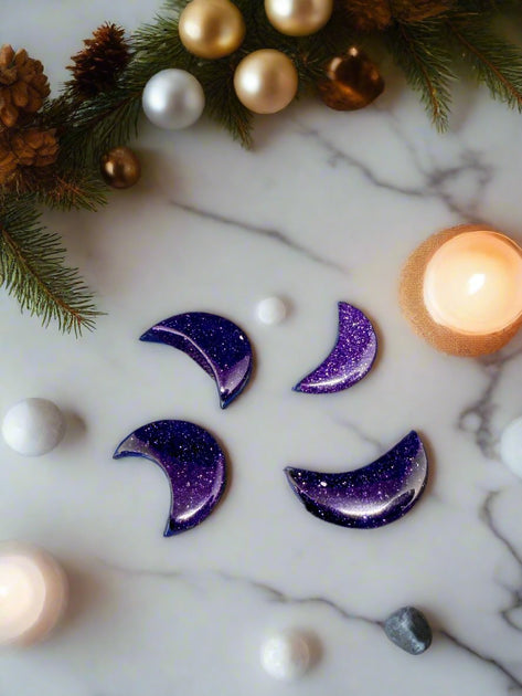 Crystal Moon – Handcrafted Gemstone Moons for Energy & Decor – CJ ...